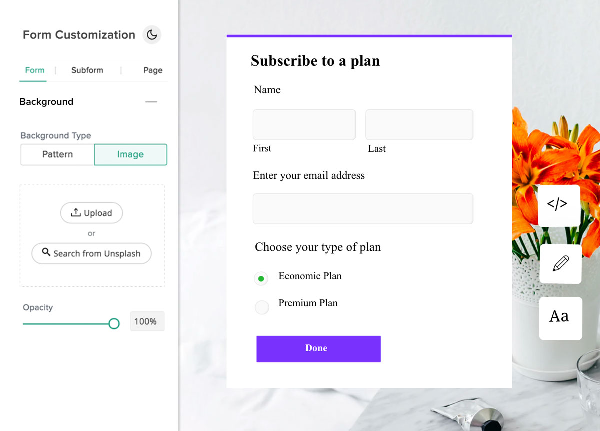 Web Form Builder Create Free Web Forms Online Zoho Forms