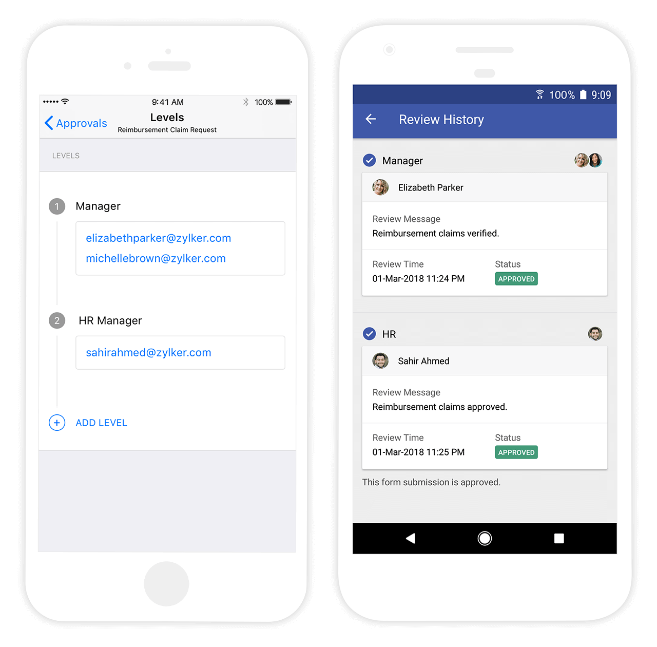 Online Form Approval Workflow – Process – Automation | Zoho Forms