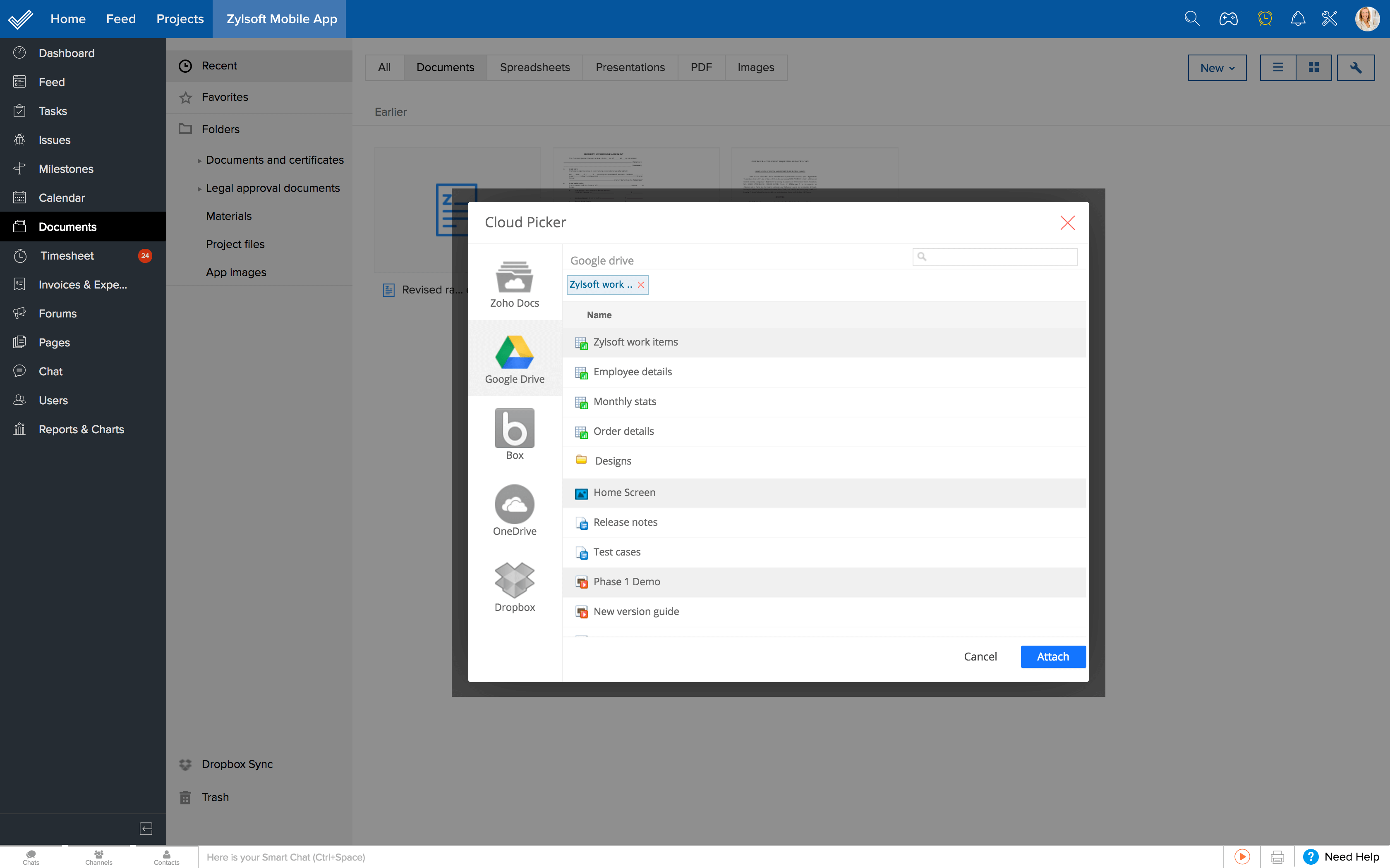 Project management system for your Google Workspace - Zoho Suite