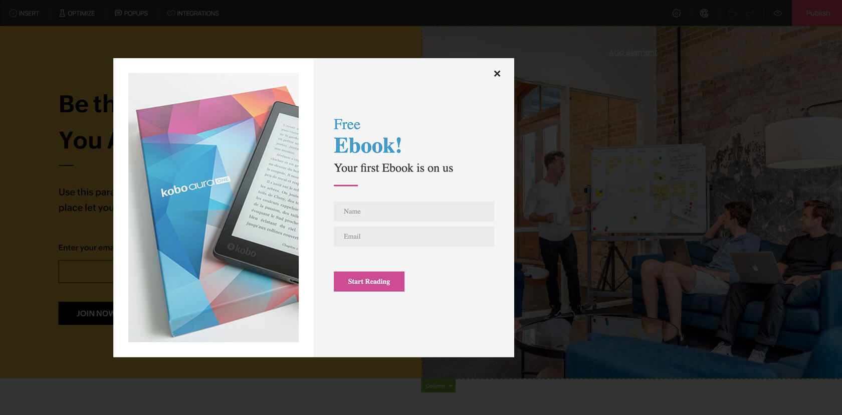 Popup Builder | Create Landing Page Popups - Zoho LandingPage