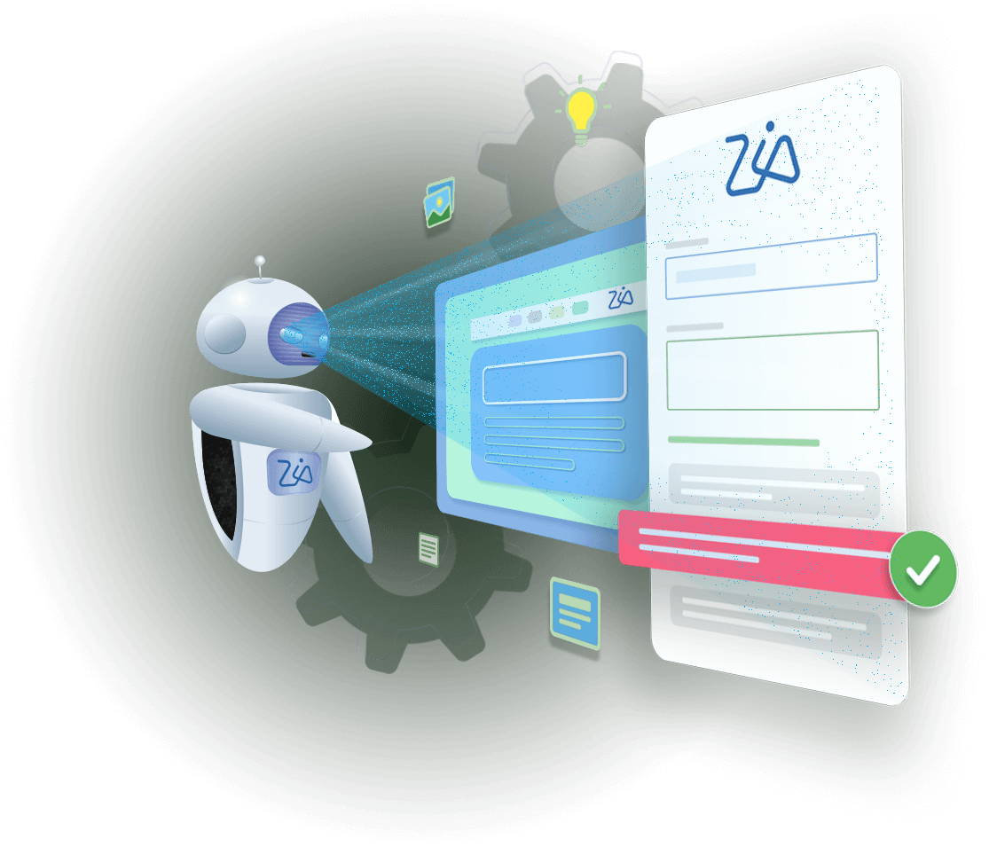 Zia for Zoho LandingPage - AI driven Content Assistant for Landing Pages
