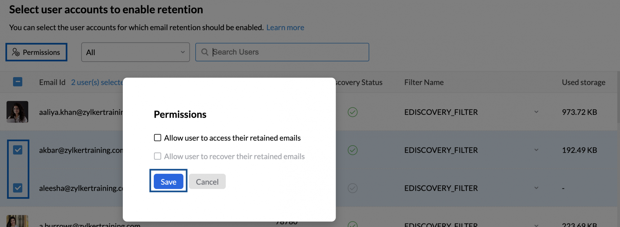Retention and EDiscovery |How to configure Email Retention and use ...