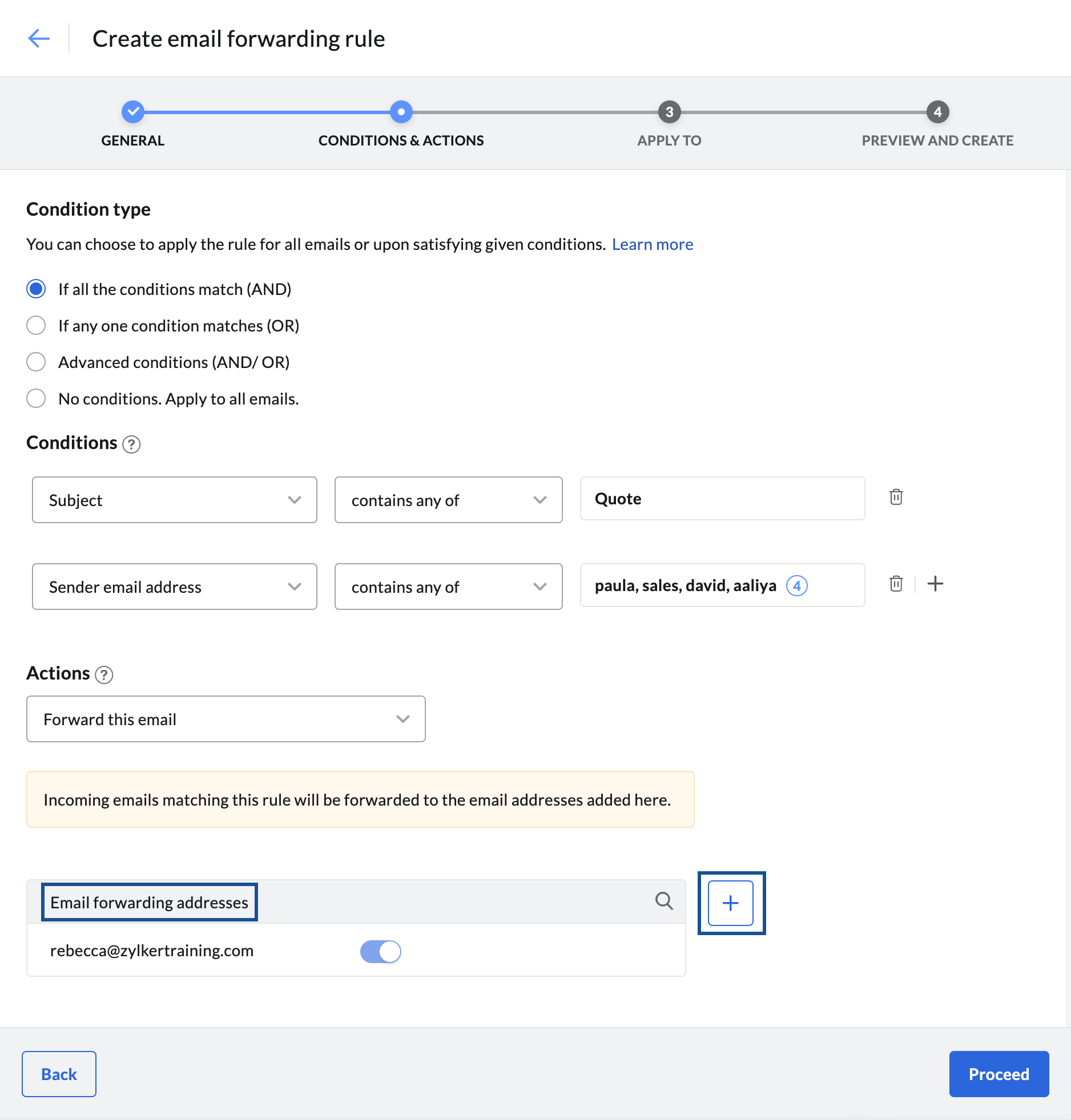 Email Forwarding Rules | Zoho Mail Admin Console Email Forwarding Rules | Zoho Mail Admin Console