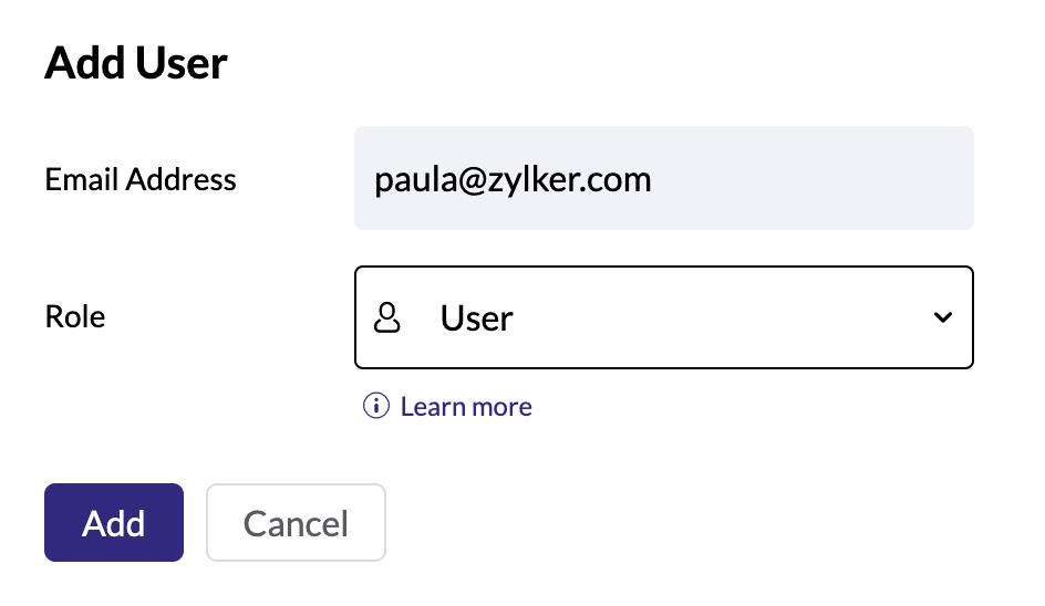Manage Users | Mail360 by Zoho Mail