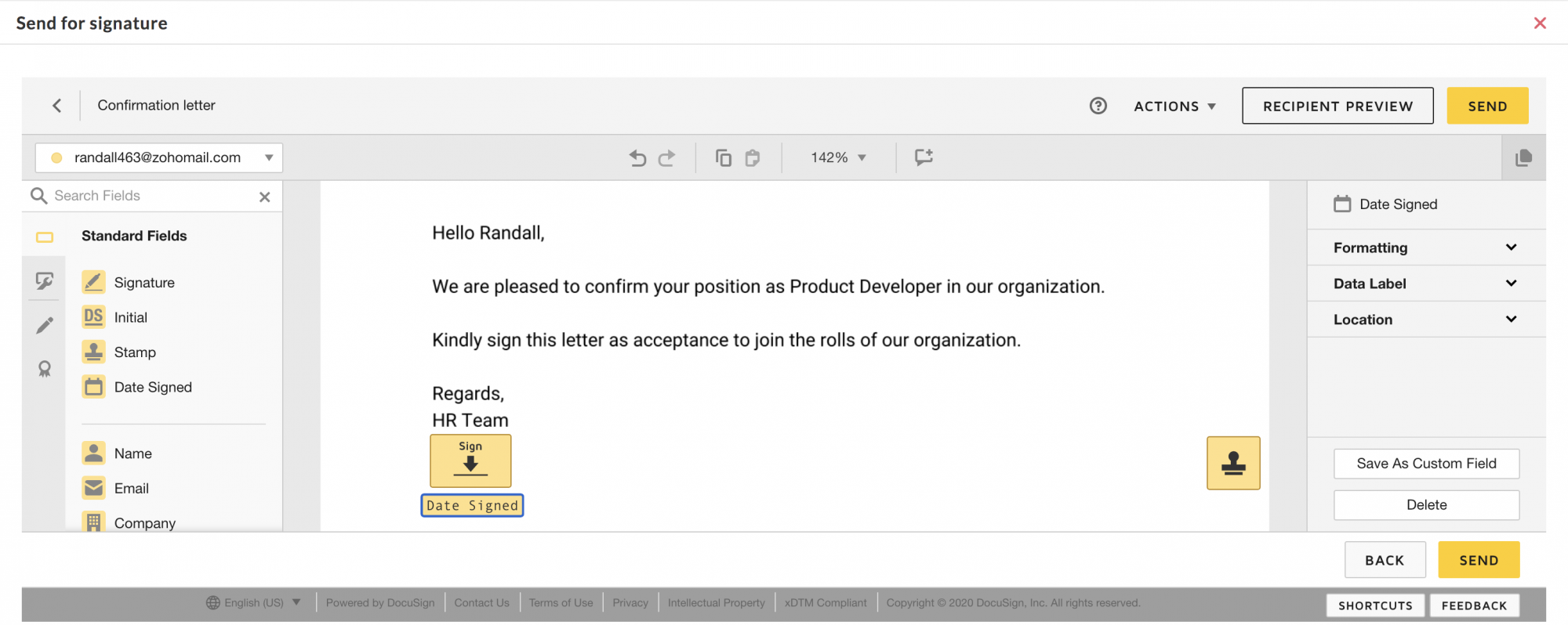 Integrating With DocuSign
