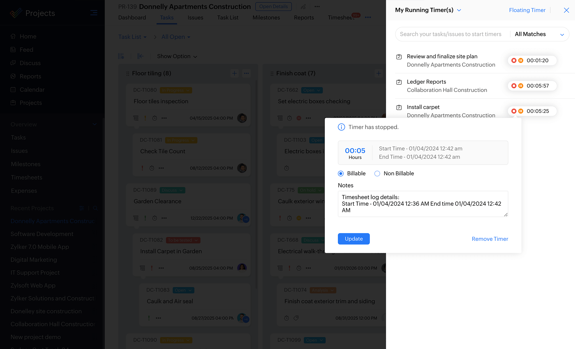 Timesheets Do Projeto Gerenciamento De Projetos Com A Timesheet