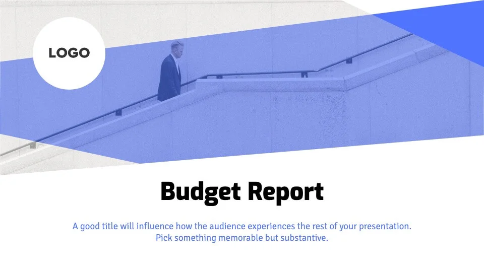 Budget report presentation template