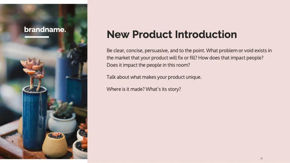 Product Overview Template