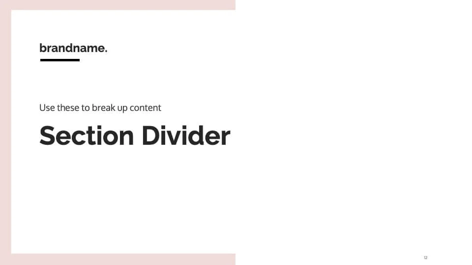 Product Overview Template