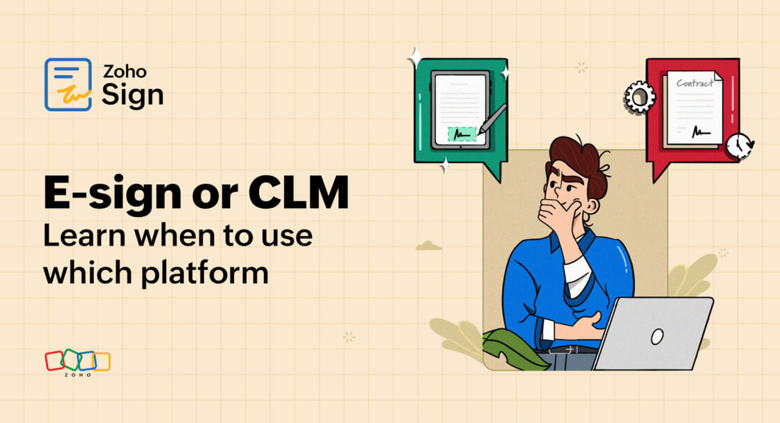 E-sign or CLM? | Digital signature and contract lifecycle management