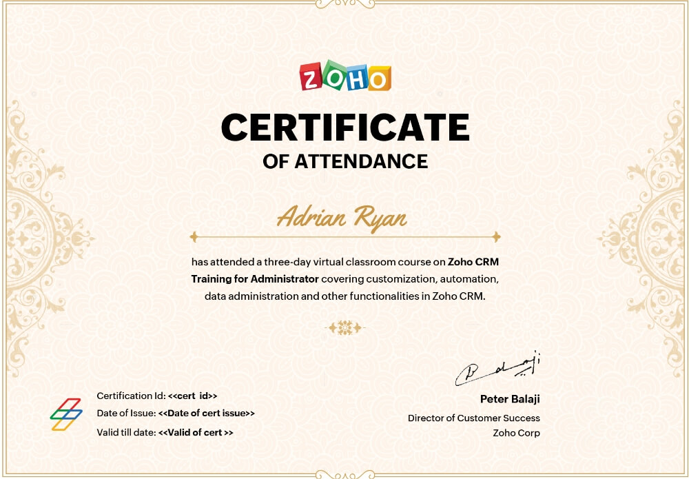 Zoho Partner Training and Certification | Spark