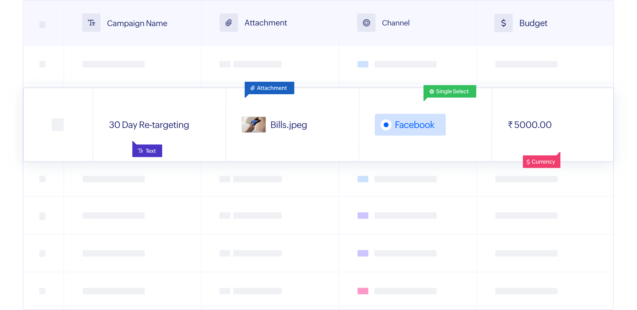 Zoho Tables - A No-code Work Management Tool