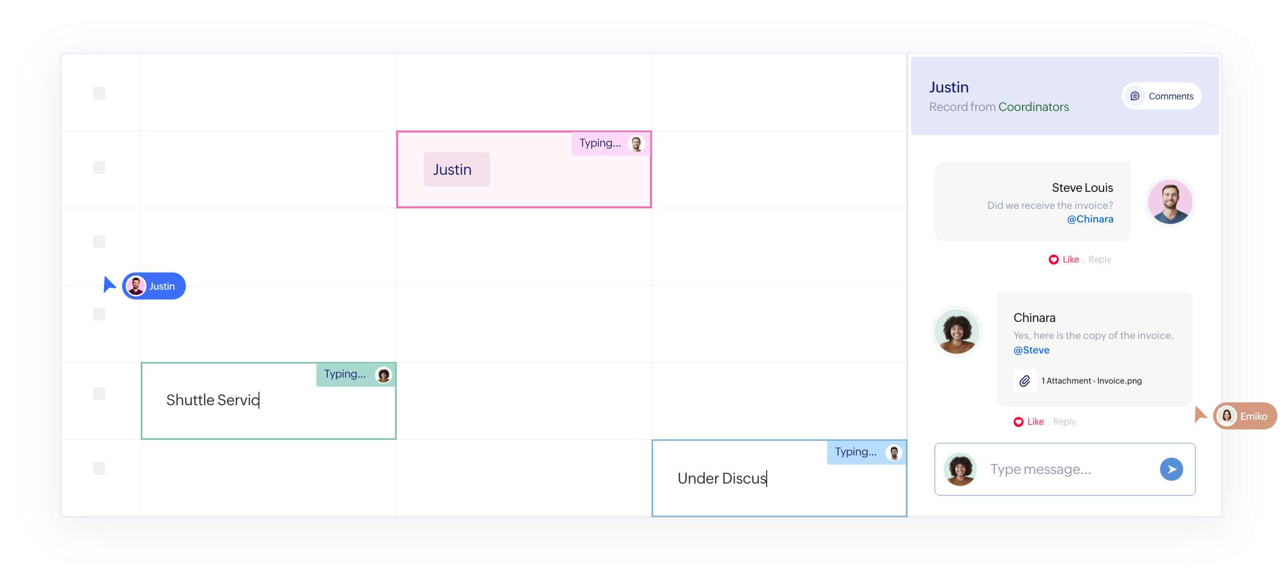 Zoho Tables - A No-code Work Management Tool