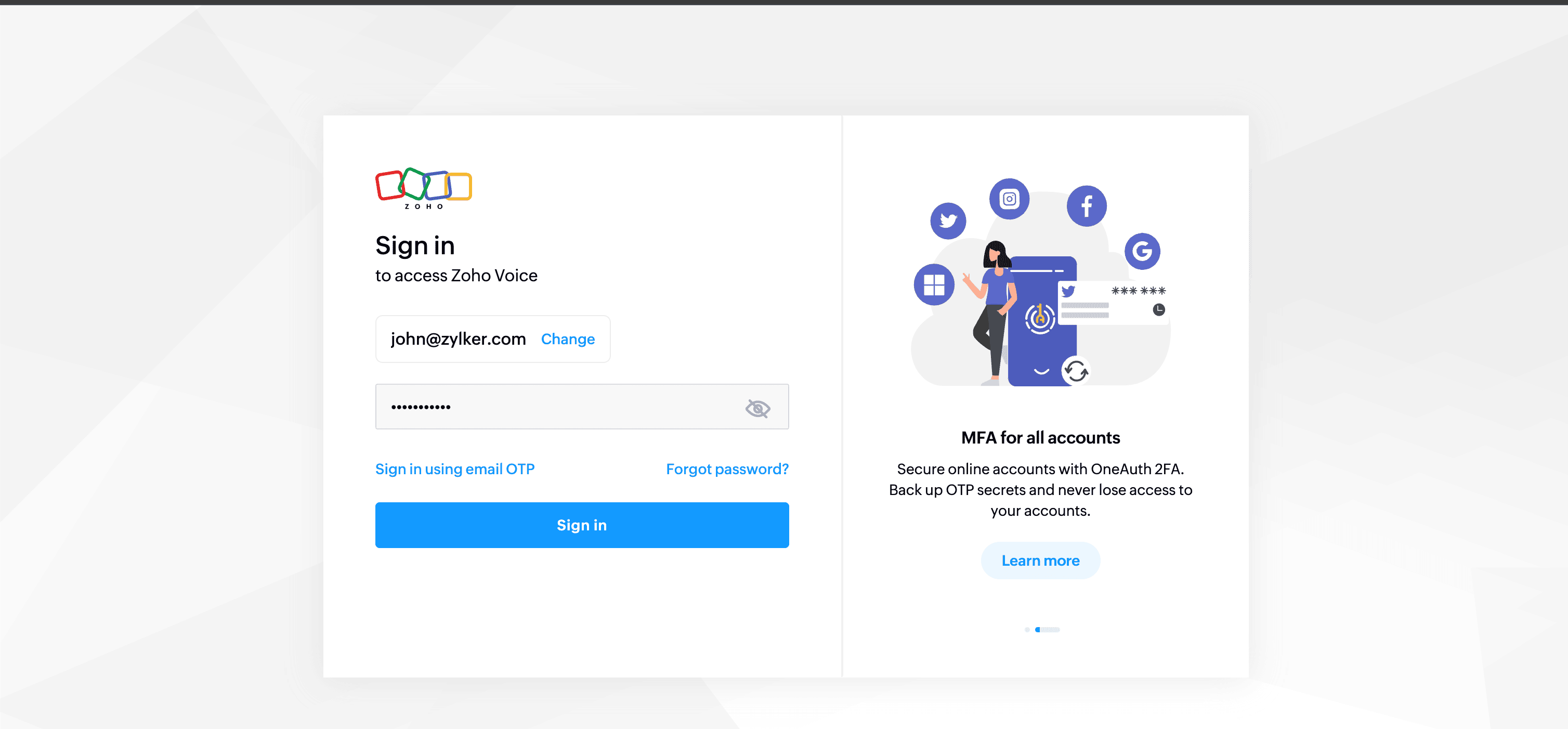 SMS for Zoho CRM by Zoho Voice