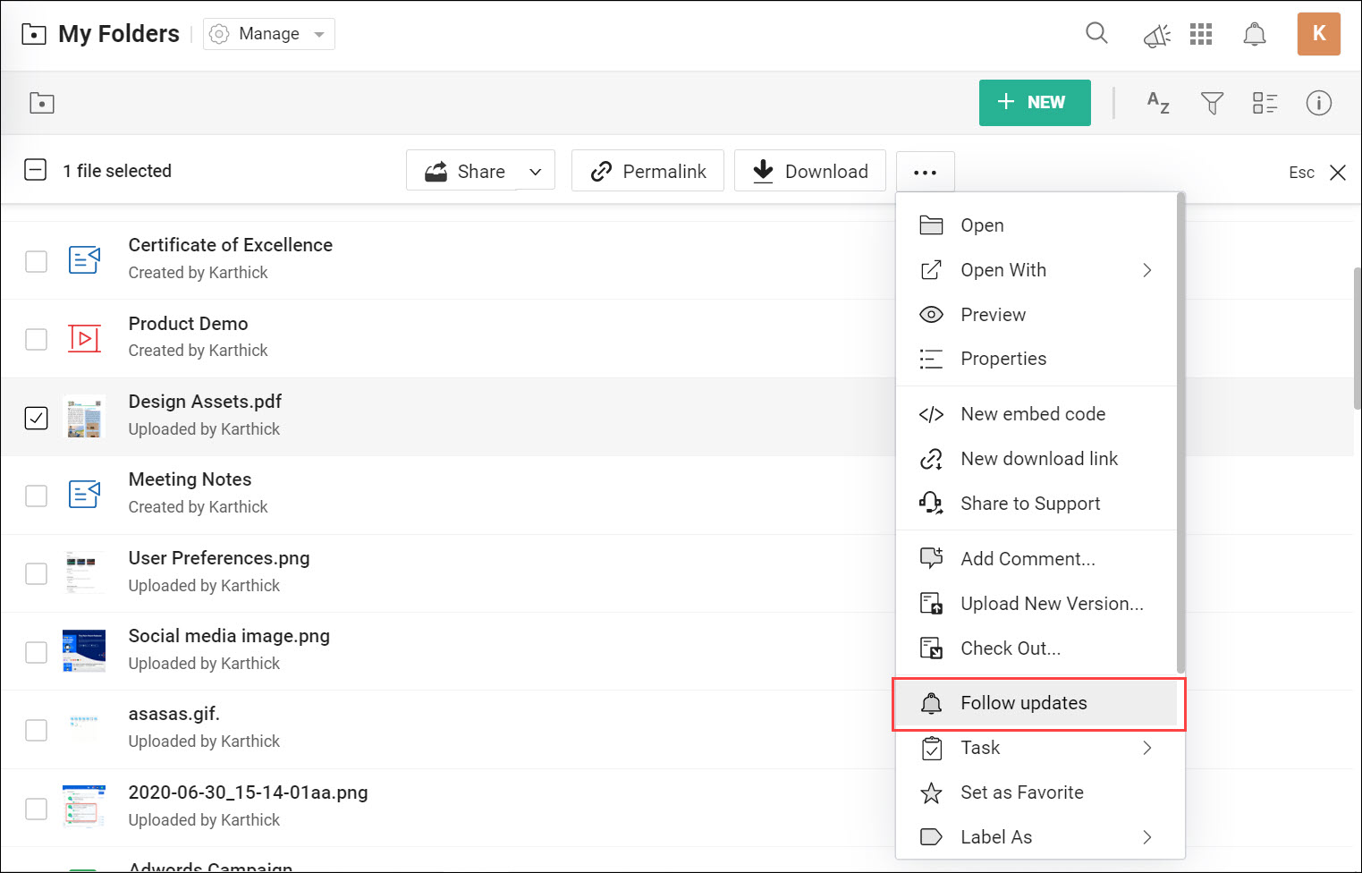 What's New in Zoho WorkDrive