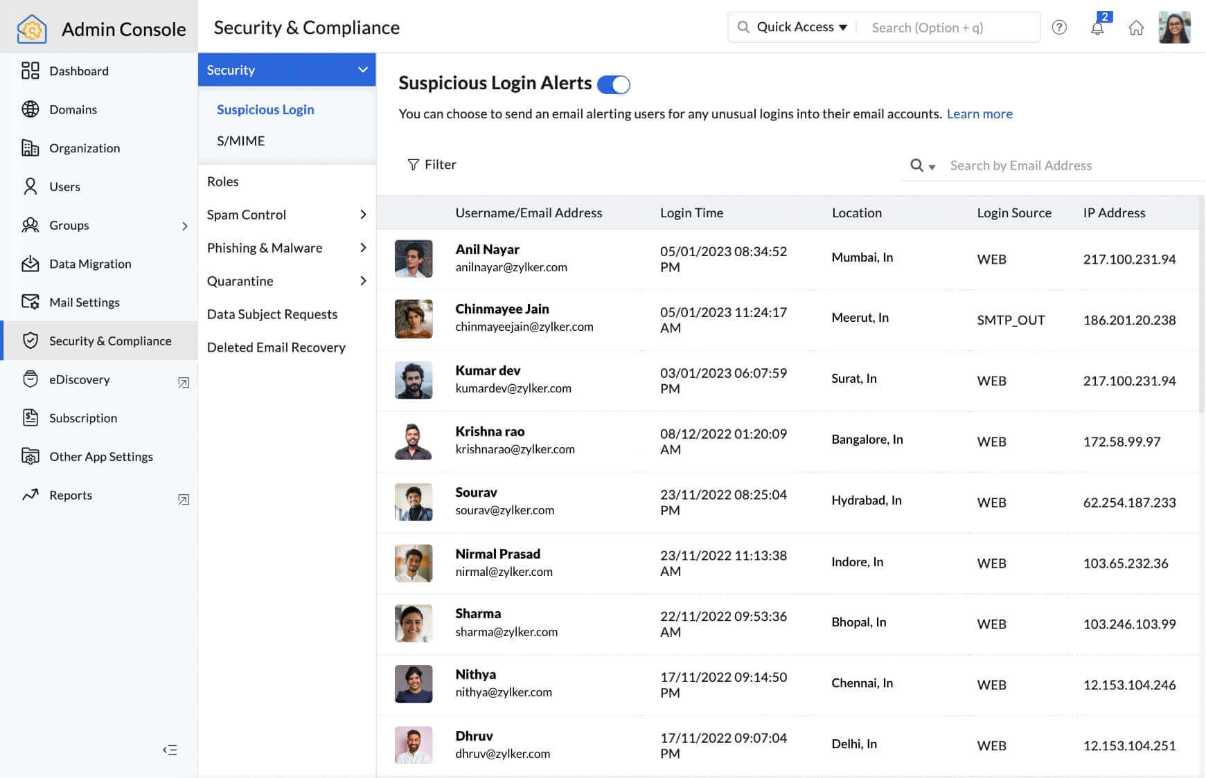 Productivity & communication tools for business - Zoho Workplace