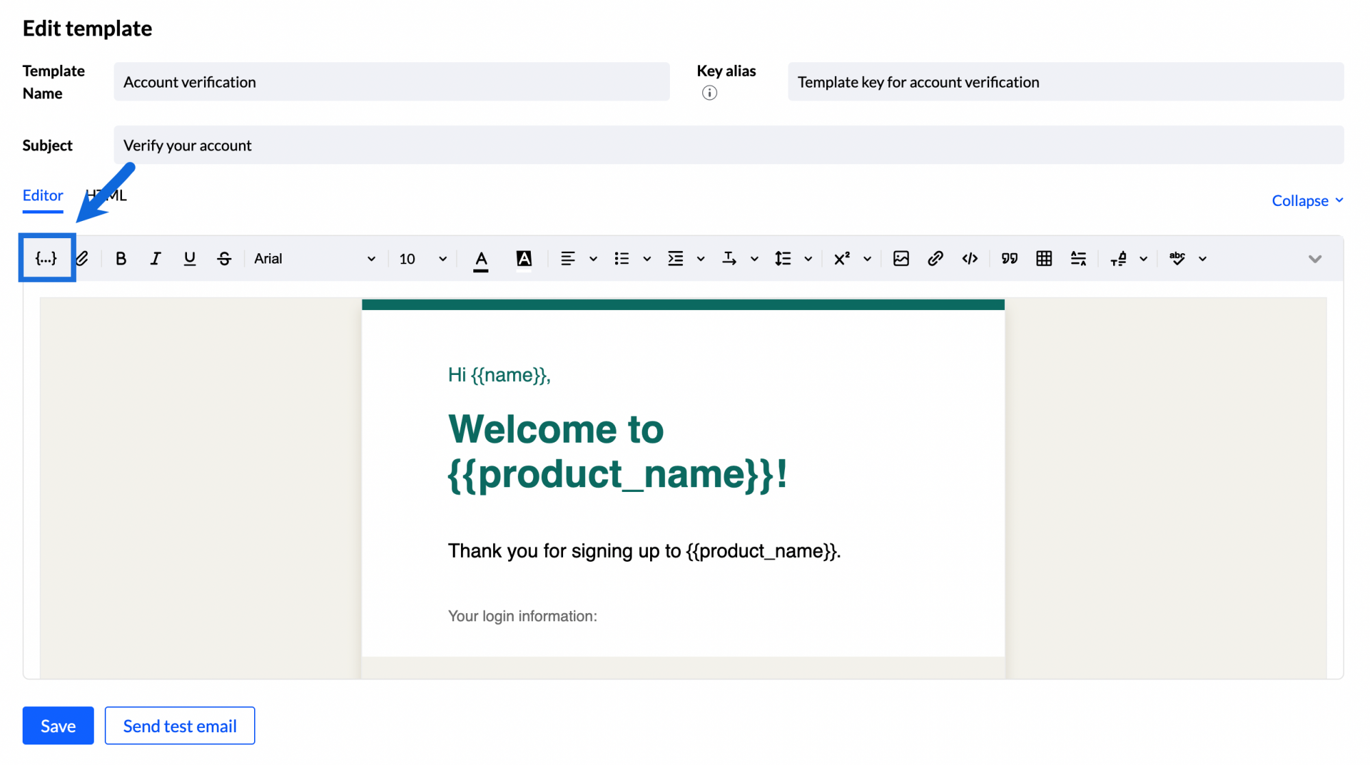 Templates for Transactional emails