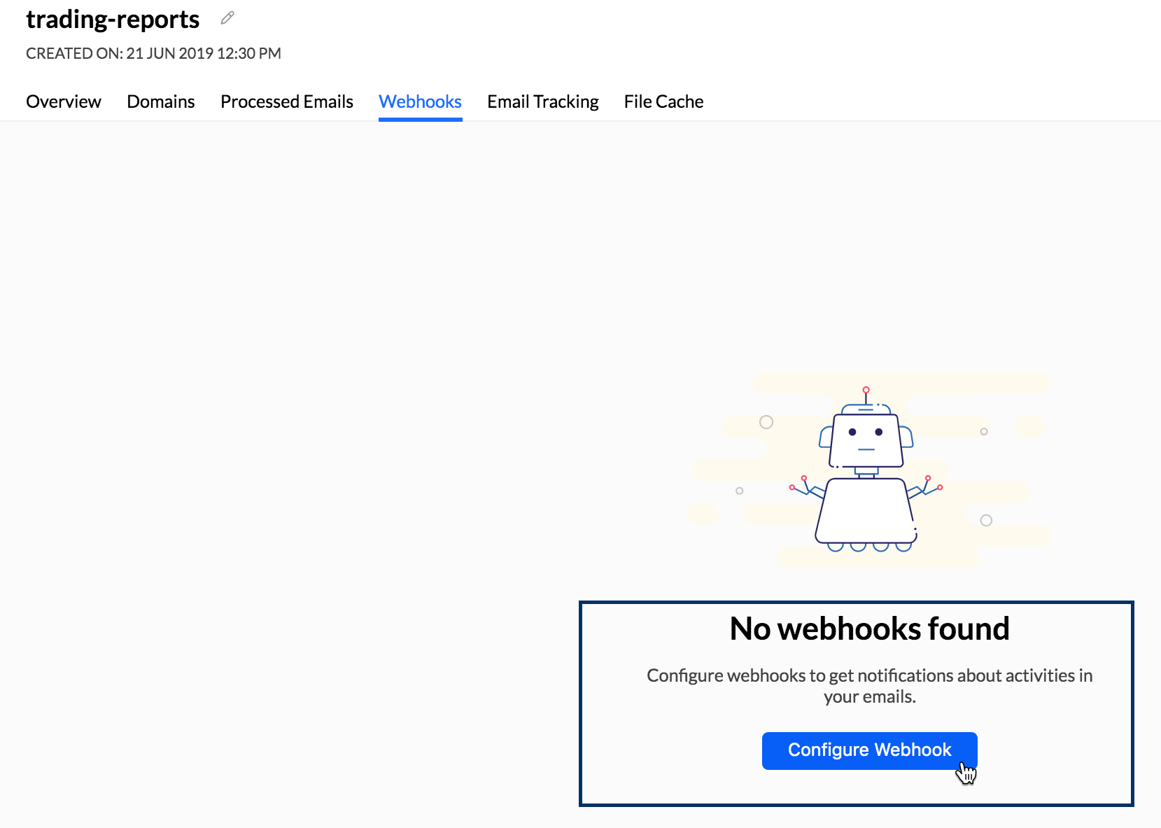 Webhooks Setup in Mail Agent | Zoho ZeptoMail