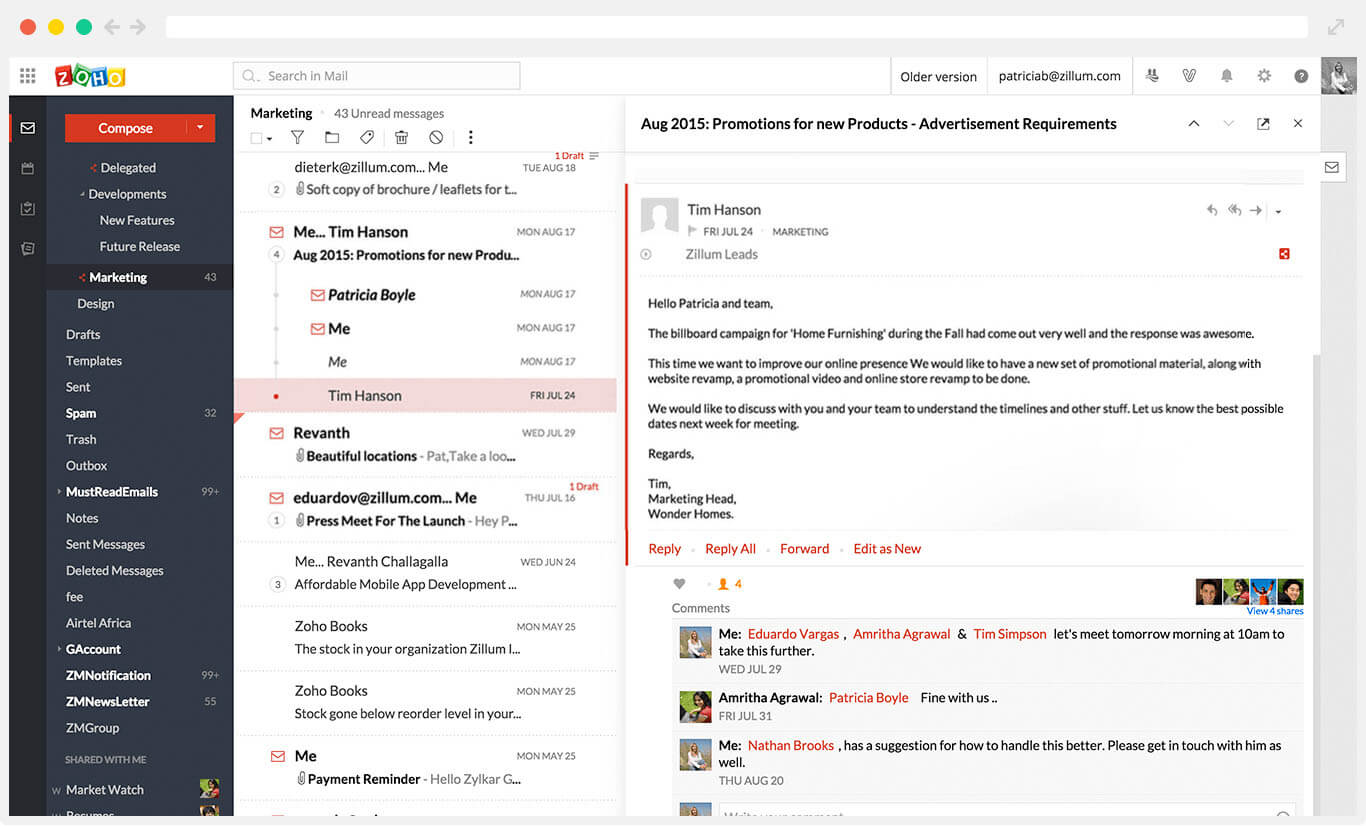Zoho Apps for Hosting Providers